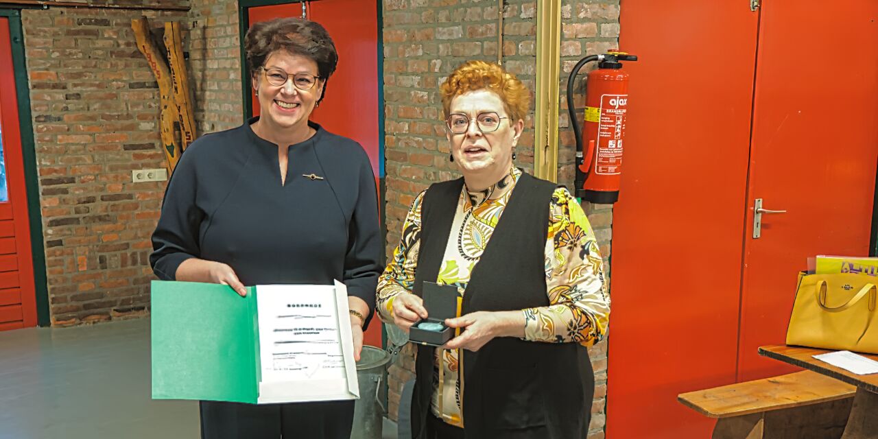 Cultuurpenning voor mevrouw Van Dinter