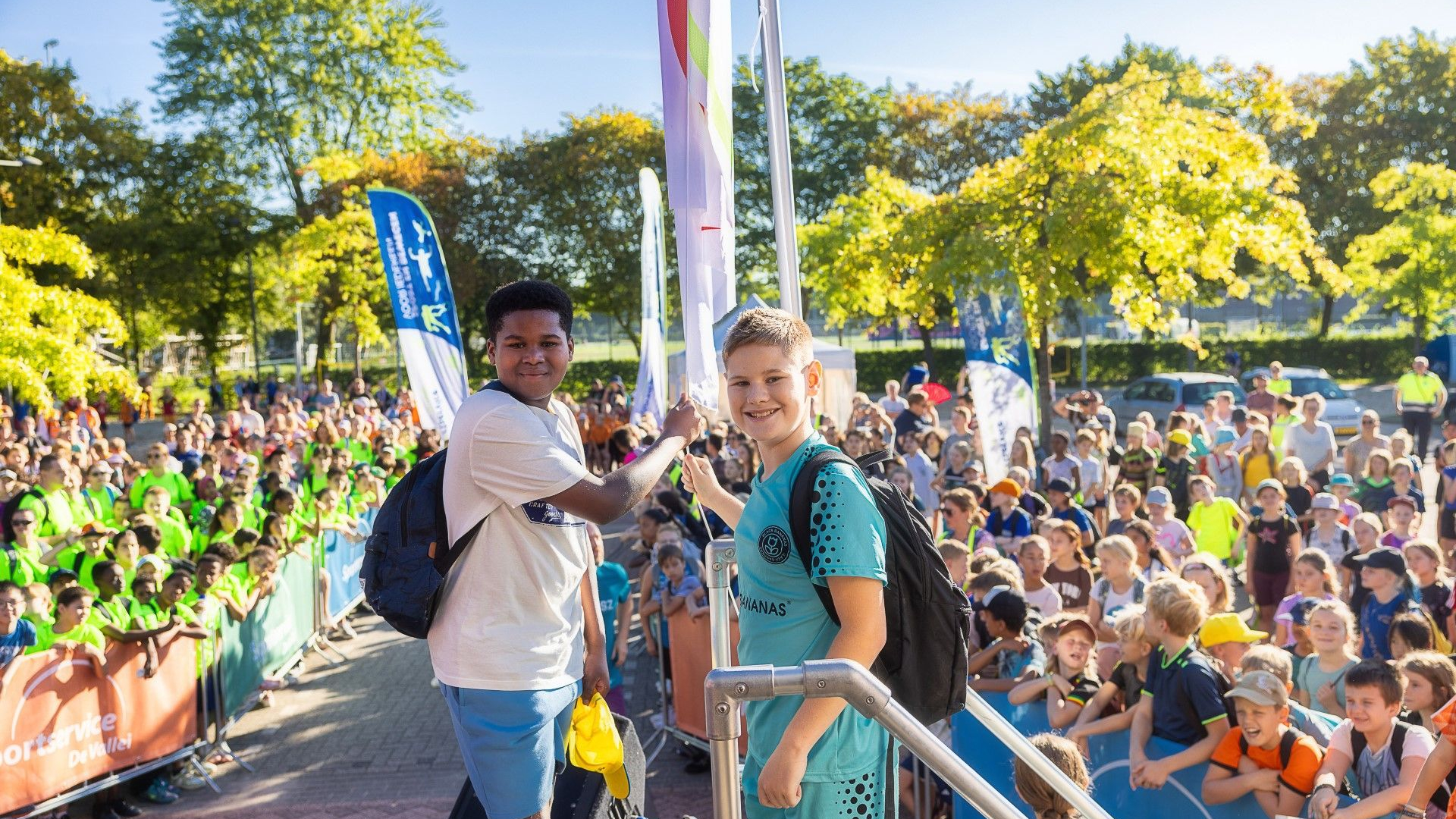 Bijna 1000 kinderen in beweging bij SAM School Olympiade
